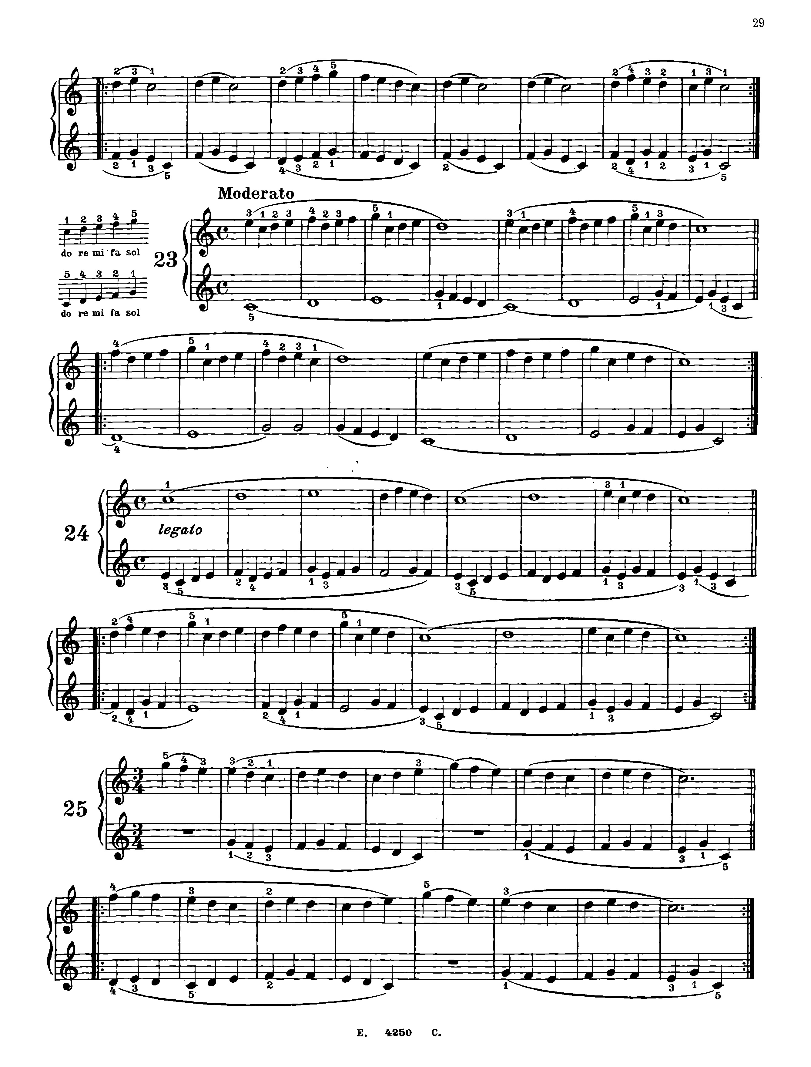 [PIANO]Ferdinand Beyer : Elementary Method for Piano Op.101 No.23 ...
