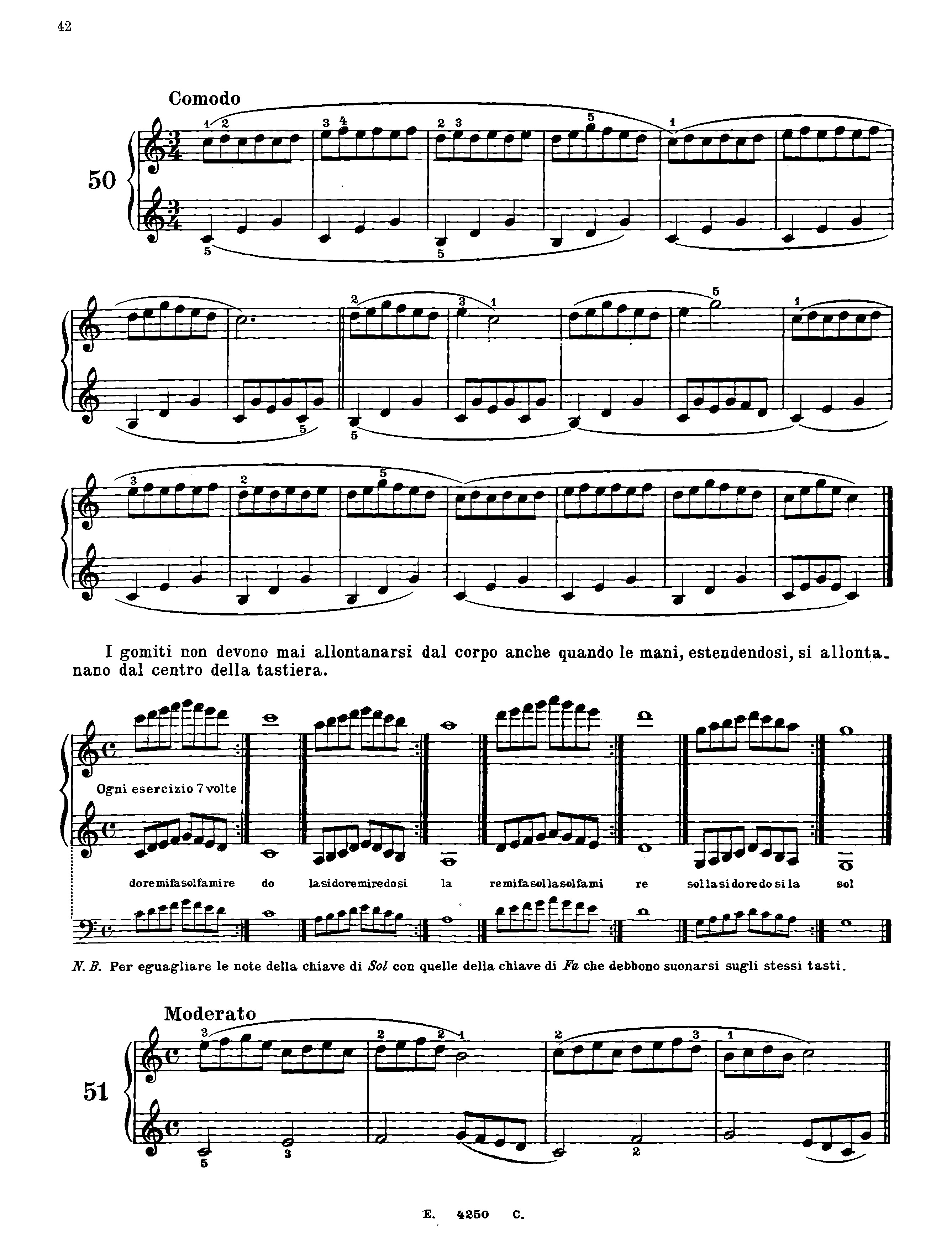 [PIANO]Ferdinand Beyer : Elementary Method for Piano Op.101 No.50[Free ...
