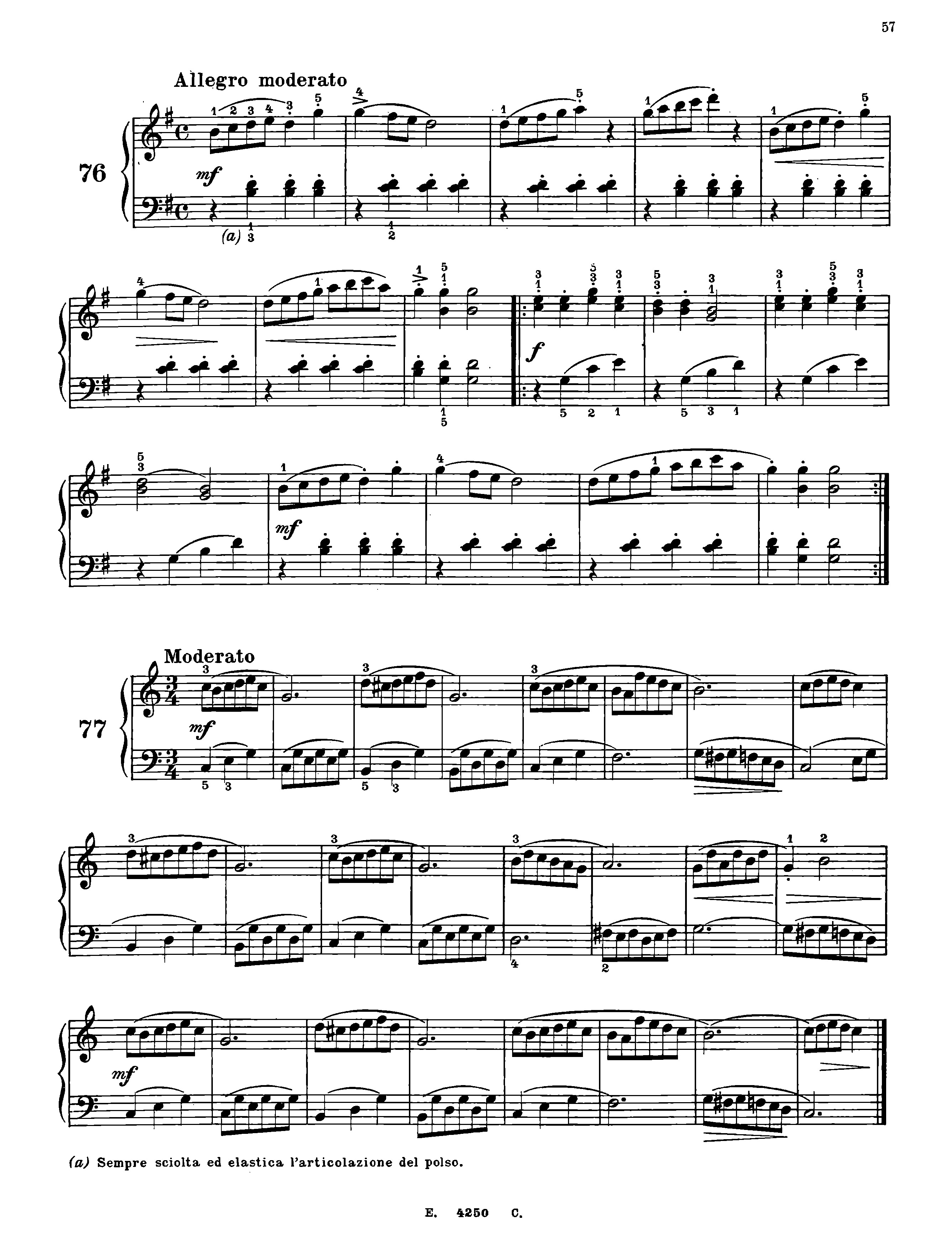 [PIANO]Ferdinand Beyer : Elementary Method for Piano Op.101 No.77 ...