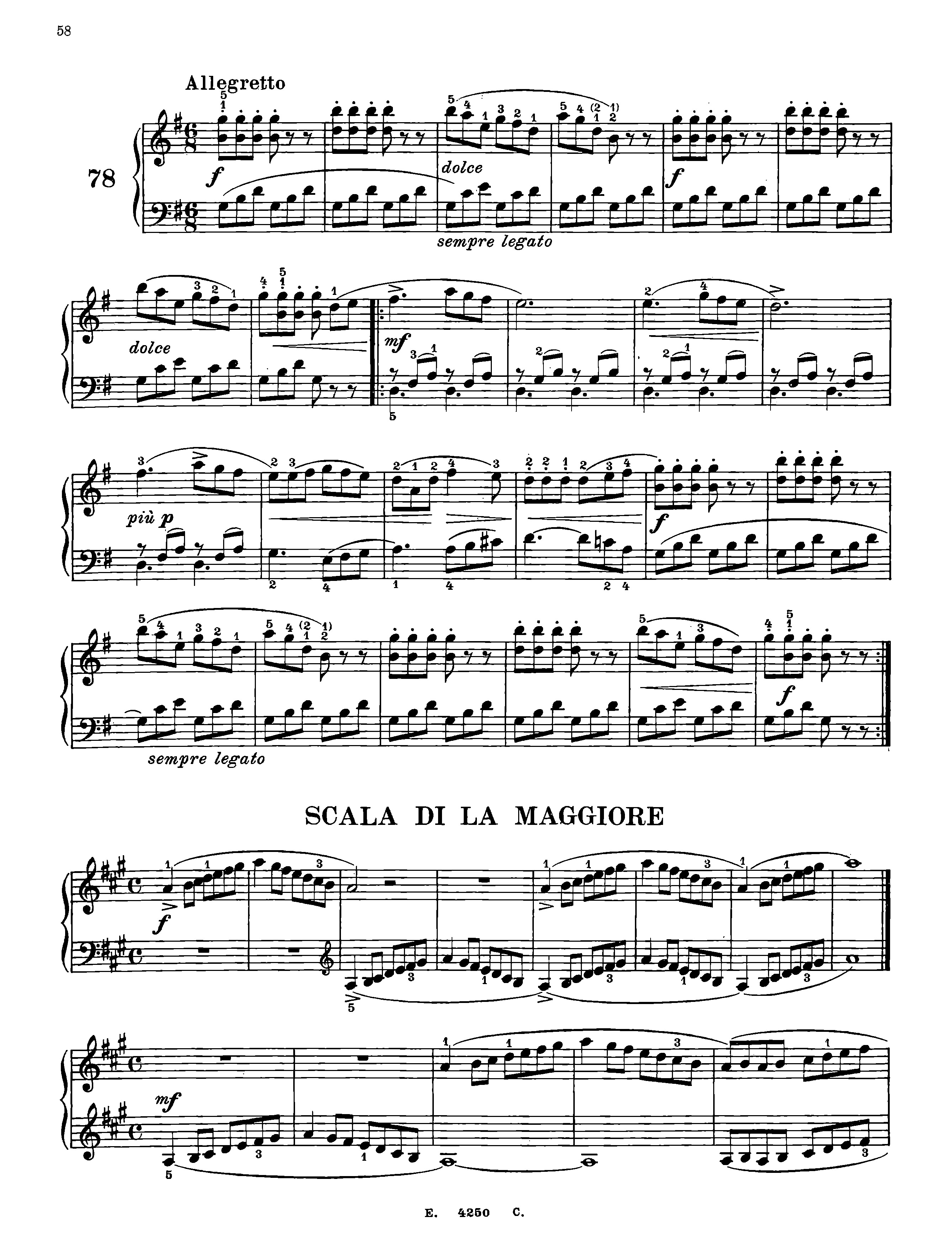 [PIANO]Ferdinand Beyer : Elementary Method for Piano Op.101 (A major ...
